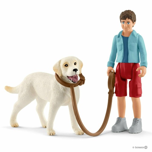 Schleich - Walking with Labrador retriever | eBay