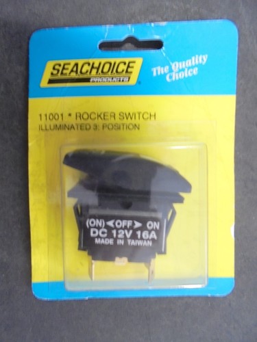 ROCKER SWITCH SEACHOICE 11001 LIGHTED MOMENTARY ON/OFF/ON BOAT RV | eBay