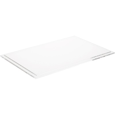 Plymor Clear Acrylic Rectangular Base 14.625" W x 9.625" D x 0.5" H (3 ...