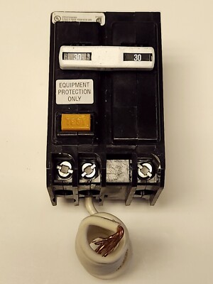 EATON GFEP230 2 Pole 30 AMP Type BR Ground Fault Equipment Protection ...