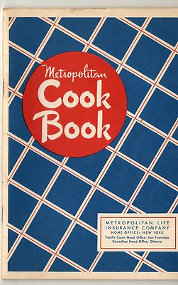 Recipe Booklet For Metropolitan Cook Book Met Life Ins Co. 1948 | eBay