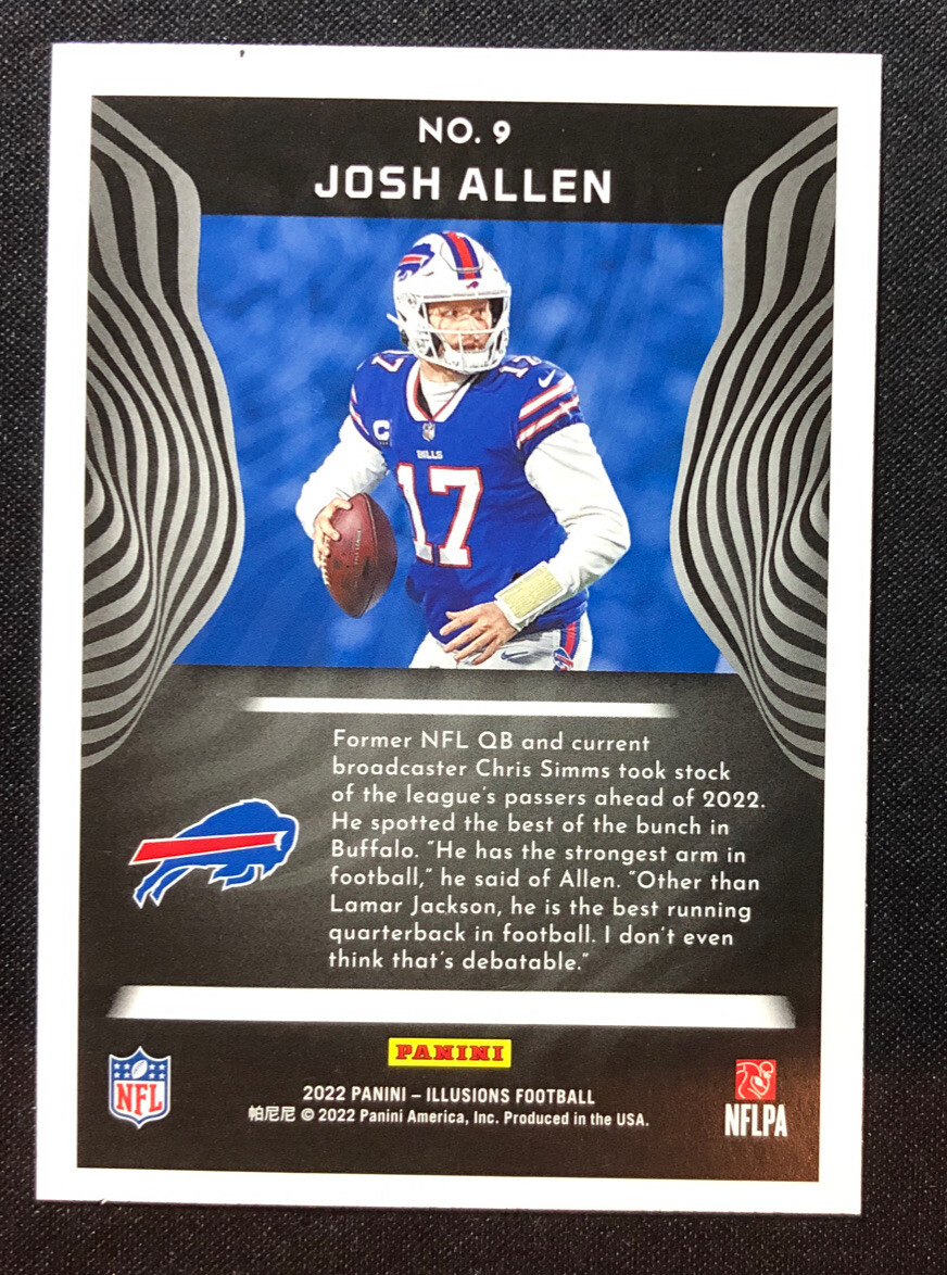 2022 Illusions Josh Allen Buffalo Bills Card #9 | eBay