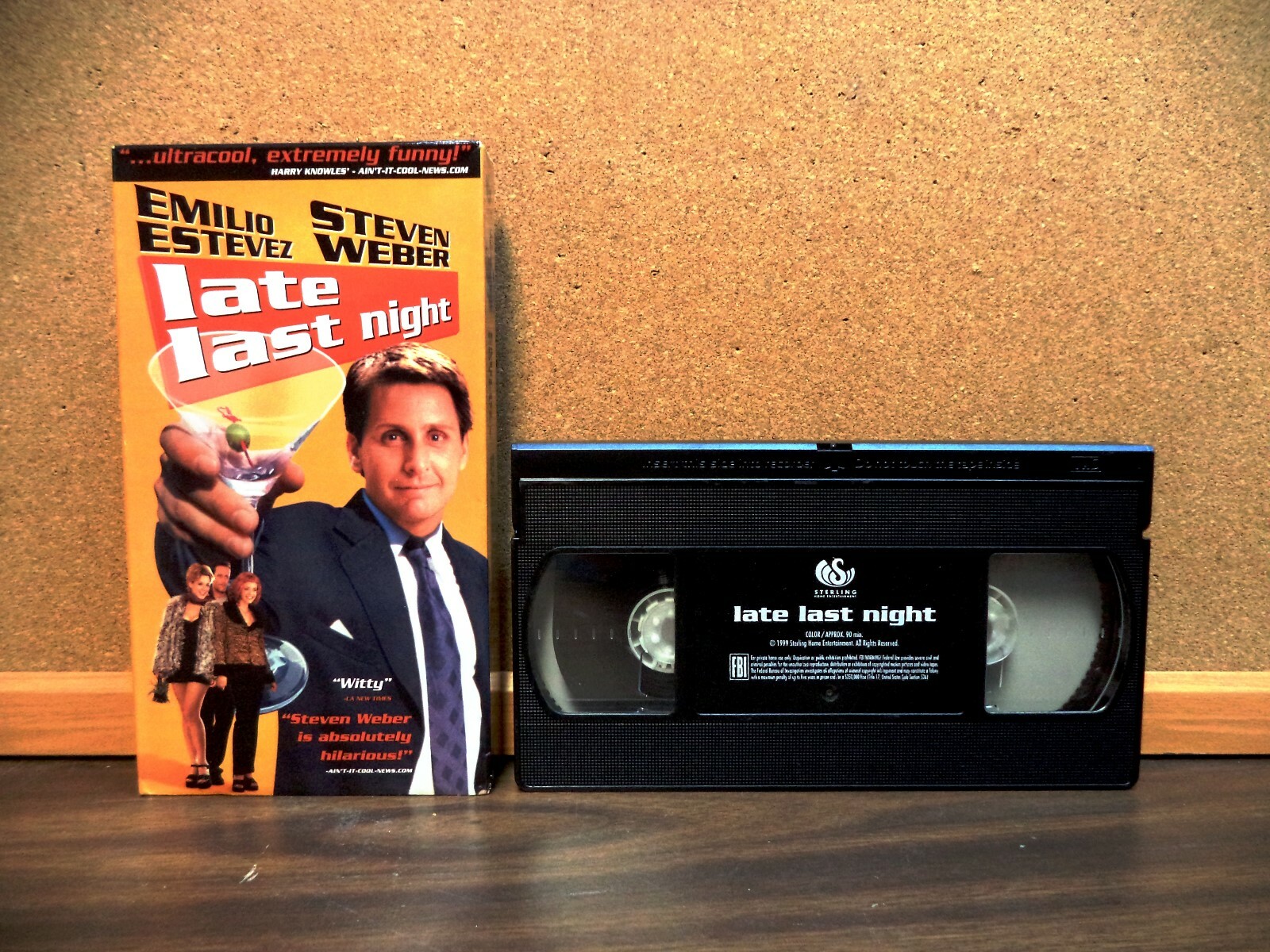 LATE LAST NIGHT (VHS 1999) Emilio Estevez, Steven Weber, | eBay