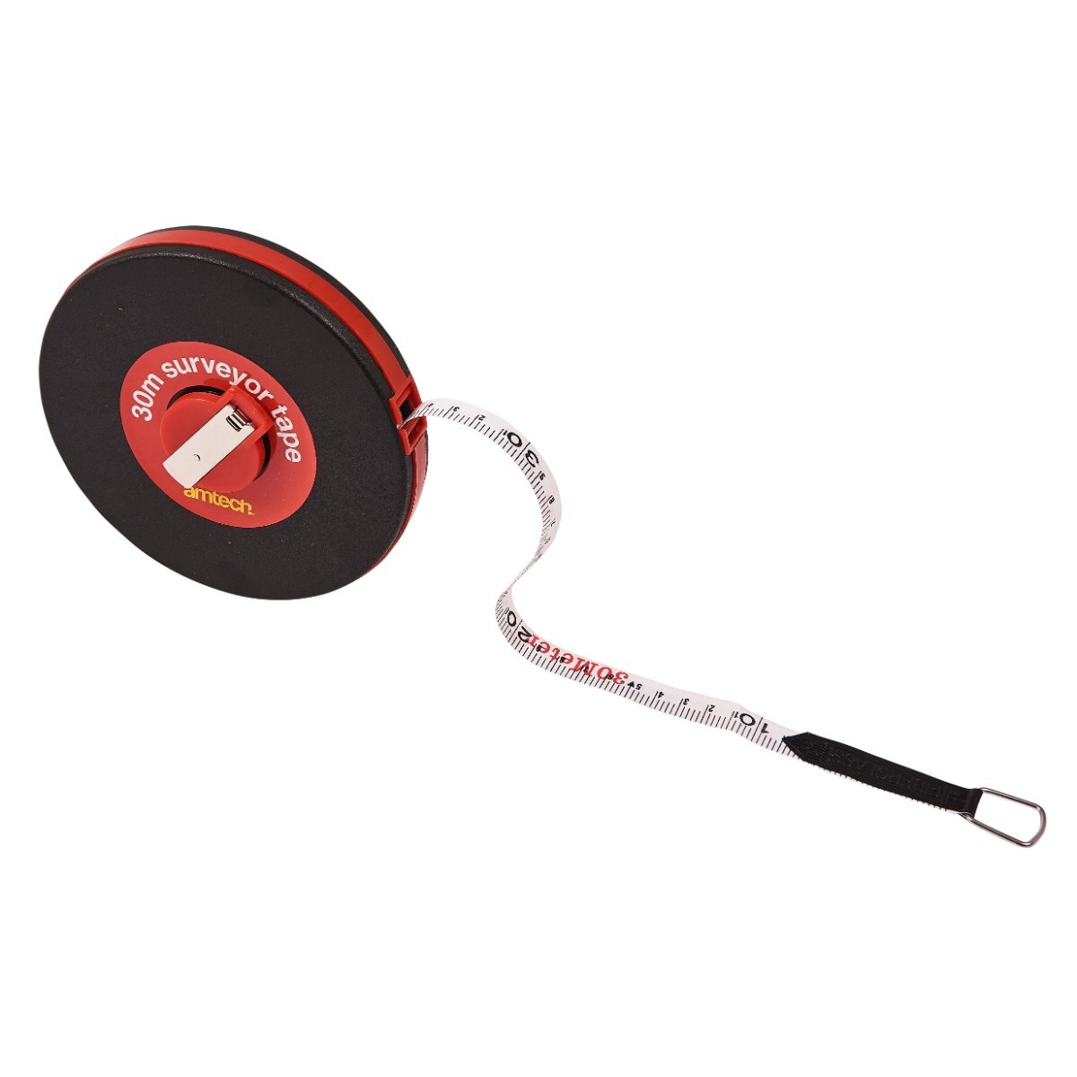 30M Surveyor Builders Site Measuring Tape Roll Reel Metric Imperial ...