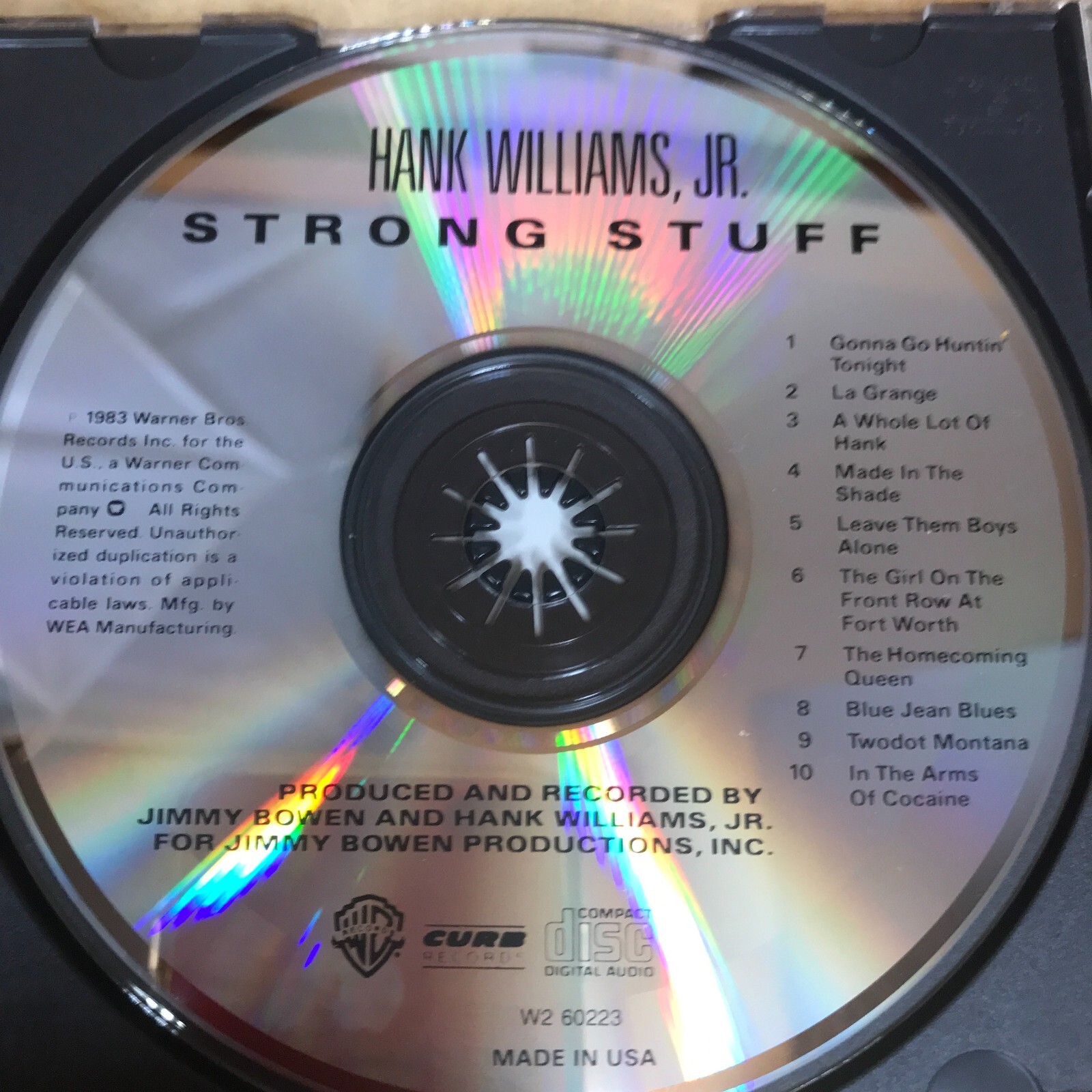 Hank Williams JR - Strong Stuff - CD - RARE | eBay