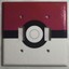 Pokemon Red Pokeball ball Light Switch Power Outlet Wall Cover Plate ...