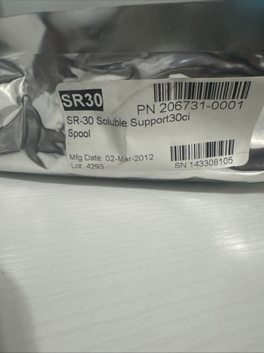 Stratasys SR-30 soluble support30ci spool | eBay