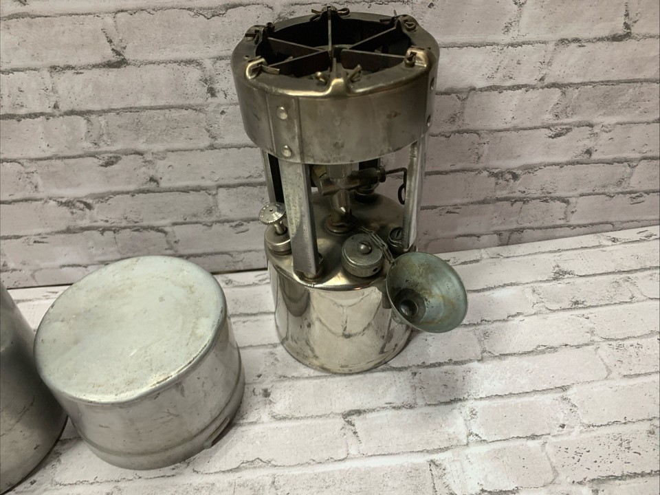 Vtg Coleman 530 Military Single Burner A-46 GI Pocket Stove w/Case ...