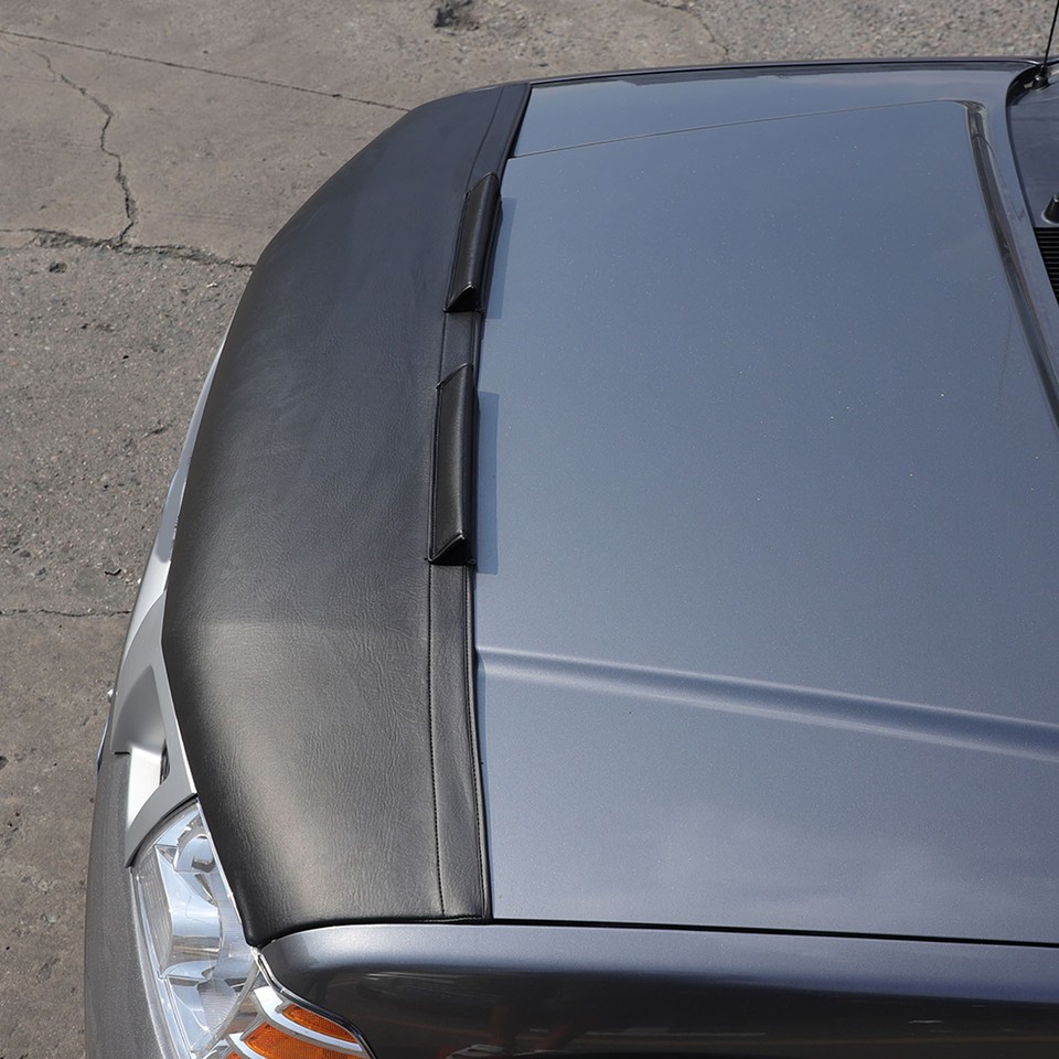 Leather Front Bug Shield Hood Deflector Guard Fits For Nissan Frontier ...