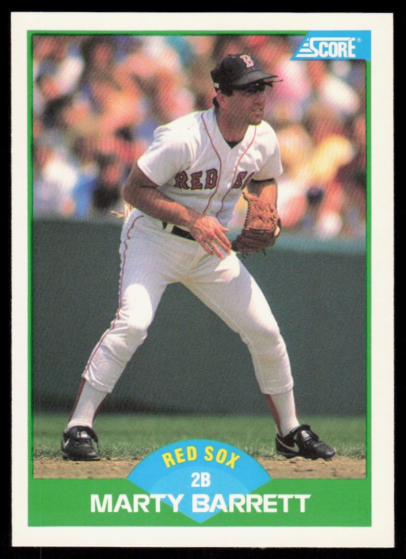 1989 Score 63 Marty Barrett Boston Red Sox | eBay