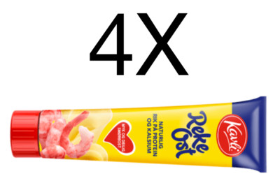 Kavli Norwegian Shrimp Cheese Rekeost Reke Ost 4X175g Shrimpcheese | eBay