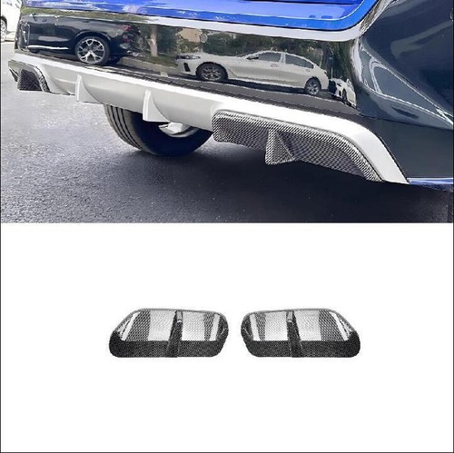 For BMW X1 U11 M Sport Carbon Fiber Look Rear Bumper Diffuser Lip Cover ...