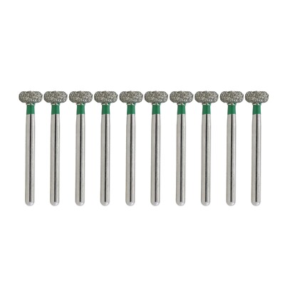 Dental Diamond Burs FG 909/042C Wheel Donut Shape Coarse Grit High ...