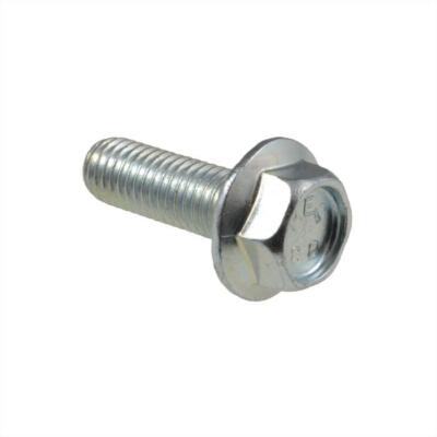 M8 (8mm) x 1.25 pitch Metric HEX FLANGE BOLT Screw Serrated Class 8.8 ...