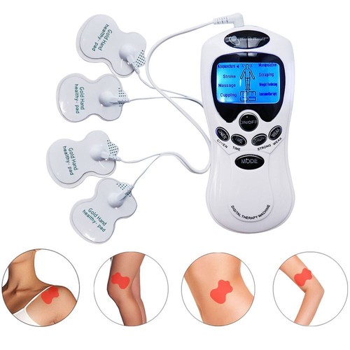 Electronic Pulse Massager Gift for Mom Dad Unit Muscle Stimulator TENS ...