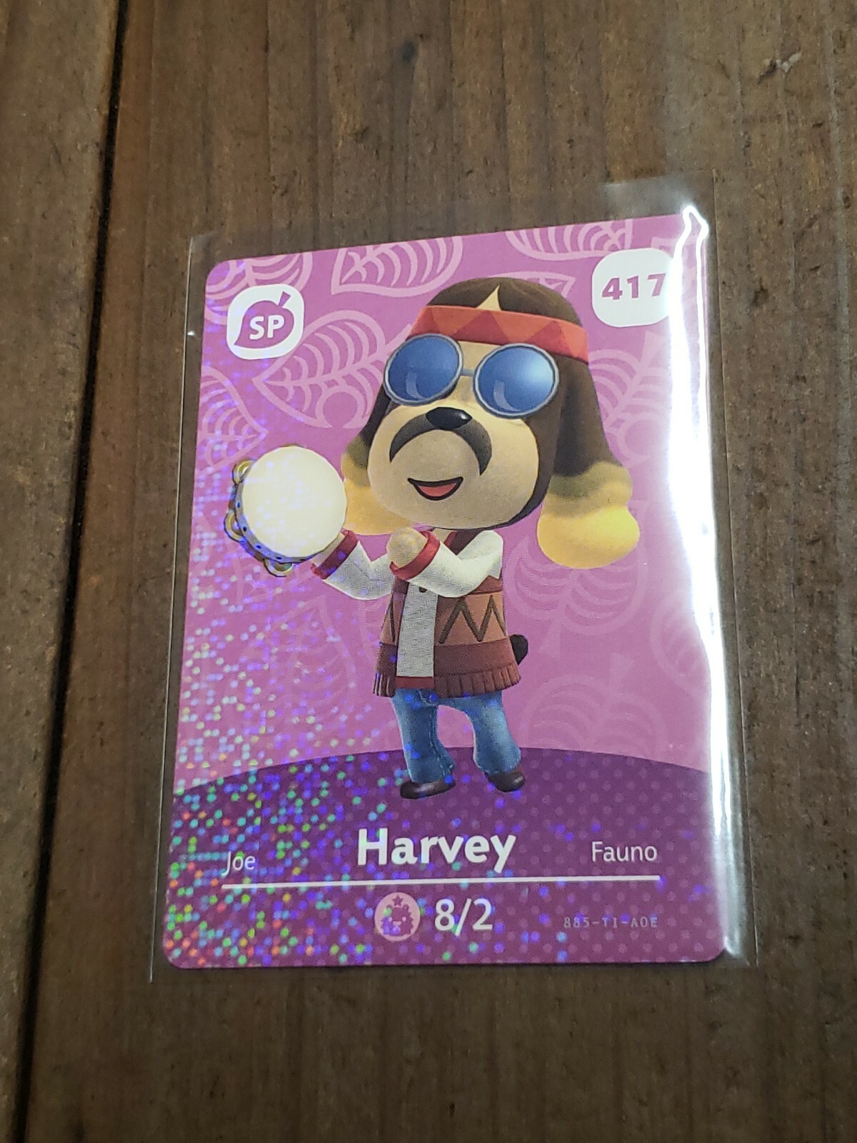 Harvey Amiibo Card 417 Series 5 Animal Crossing Amiibo Card UNSCANNED ...