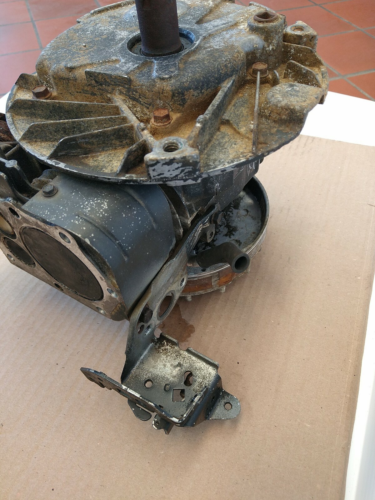 craftsman lawn mower engine assembly. W/ Exhaust and fly wheel. MODEL ...