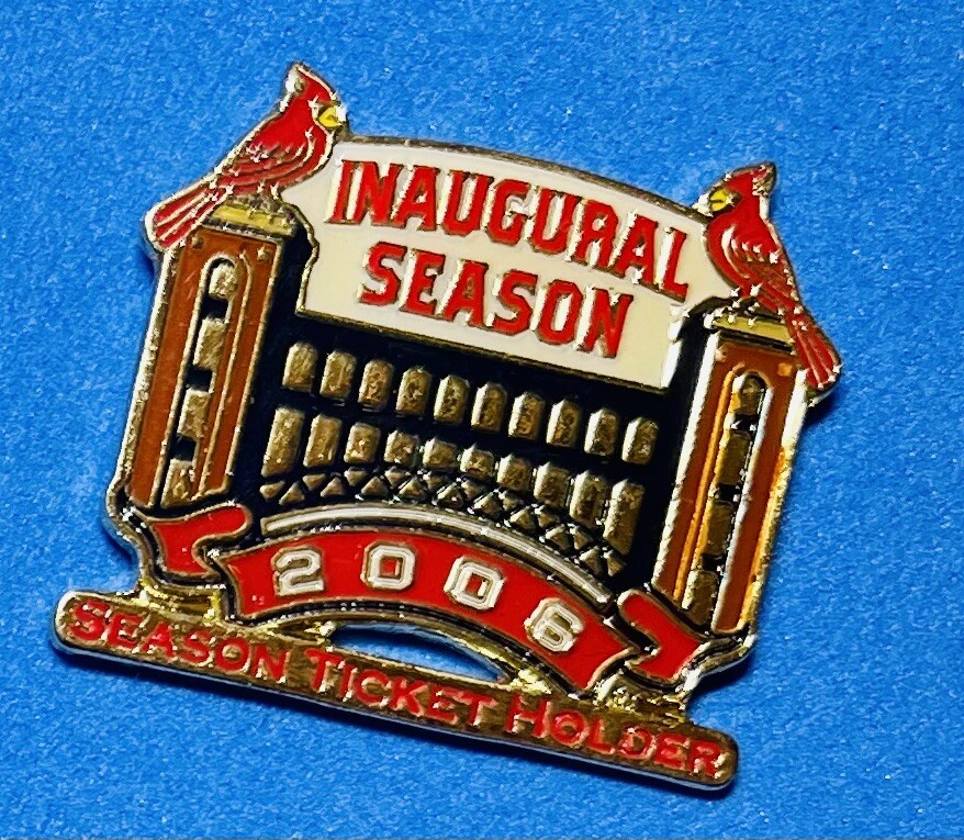 ST LOUIS CARDINALS 2006 Inaugural Season Ticket Holder Pin USA Only MLB ...