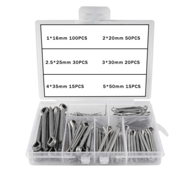 Cotter Pin Assortment Kit 150 Pcs Automotive Cotter Pin 304 Stainless ...