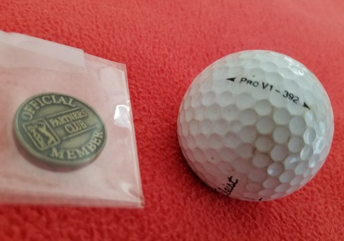 PGA Tour Partners Club Official Member Ball Marker Token,+Titleist PV1 ...