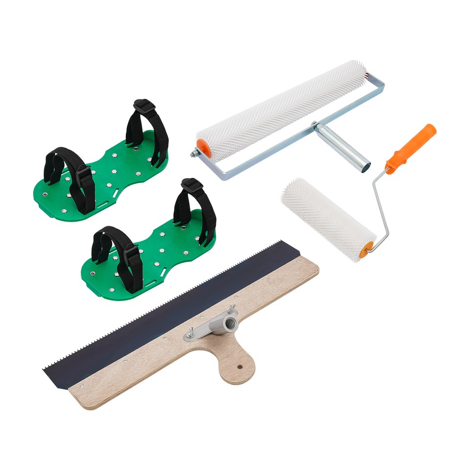 Green& White& Orange Self-levelling Cement Tool Kit Cement Floor ...