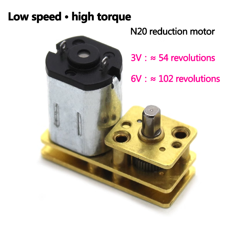 1pcs N20 deceleration motor inverted DC slow speed high torque robot ...