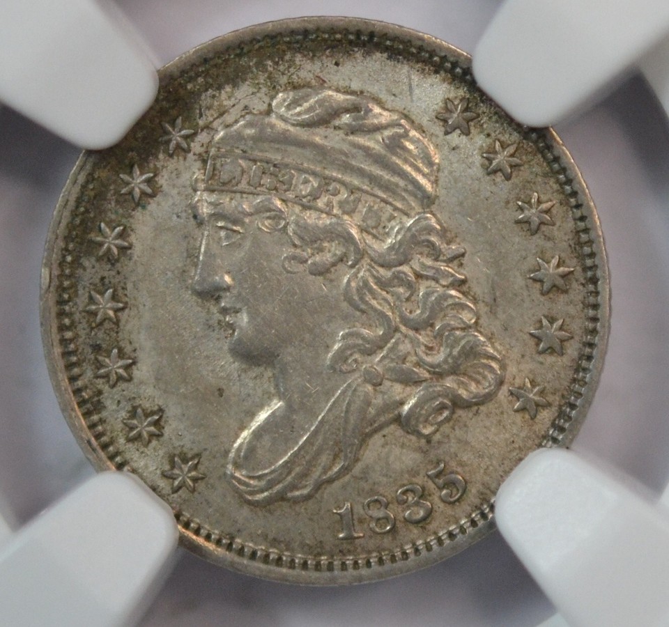 1835 Capped Bust half dime, NGC MS61 | eBay