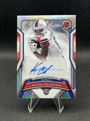 2024 Topps Resurgence: Keon Coleman Auto Refractor #RRS-KC Bills Rookie ...