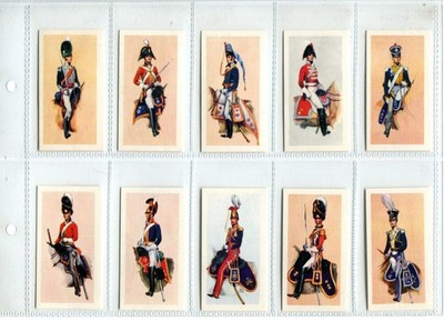 British Cavalry Uniforms of the 19th Century 1963 Badshah Tea Cards ...