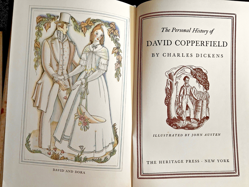 3 Charles Dickens Slipcase Books David Copperfield, Hardtimes ...