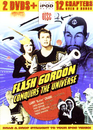 Flash Gordon + Video iPod Ready Disc (DVD, 2006, 3-Disc Set, plus DVD ...