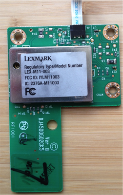Wifi and bluetooth module for lexmark printer-ref. bj4500g02ck5 (ver. 8 ...