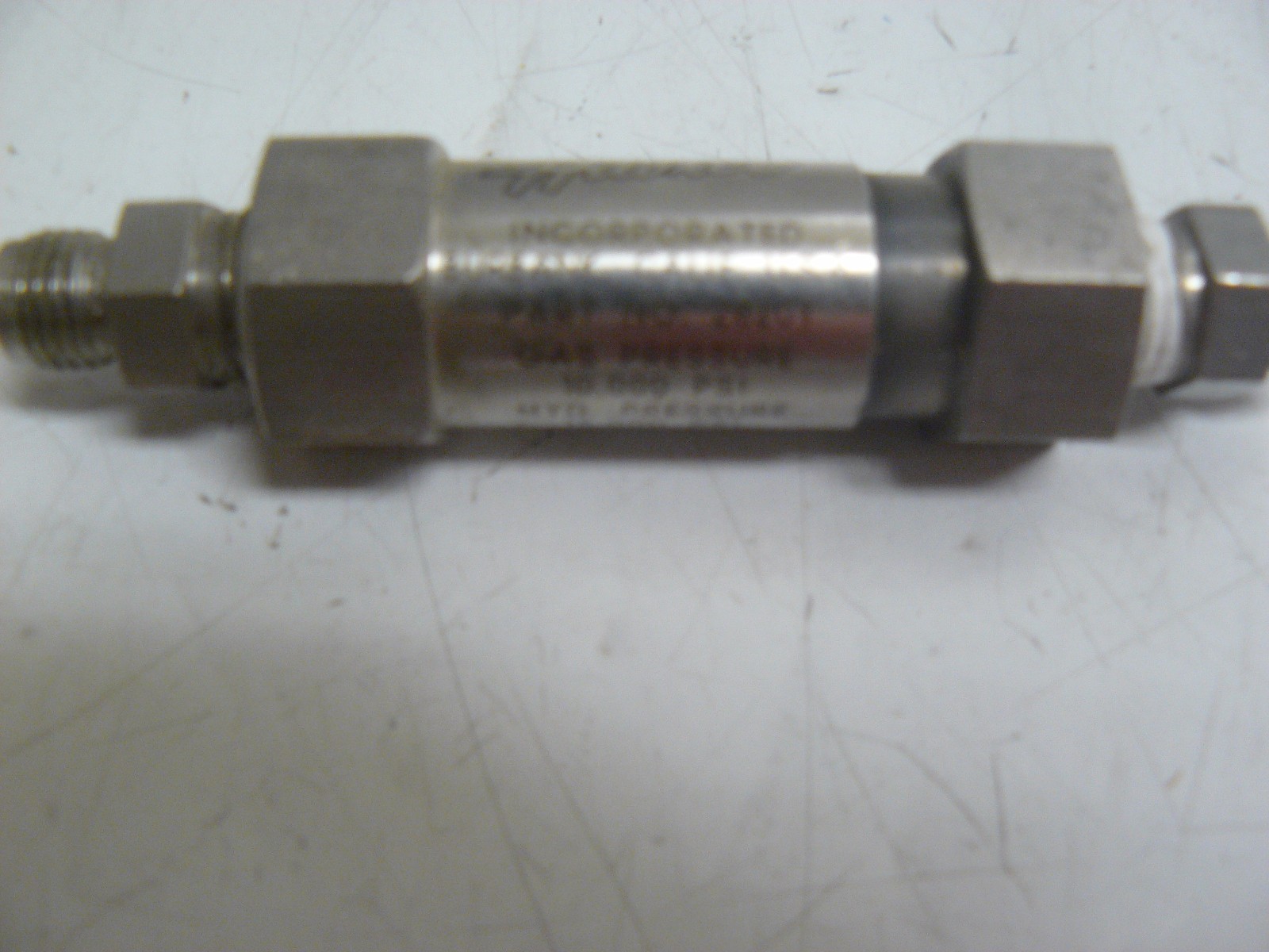 HASKEL 28201 VALVE CHECK GAS PRESSURE 10,000PSI HYD PRESSURE 15,000 ...
