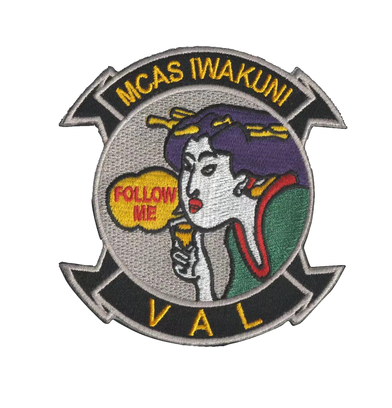 4" MARINE CORPS MCAS IWAKUNI VISITING AIRCRAFT LINE VAL EMBROIDERED PATCH | eBay