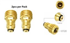 Converts Propane LP Tank Pol Service Valve to QCC Outlet Brass Refill ...