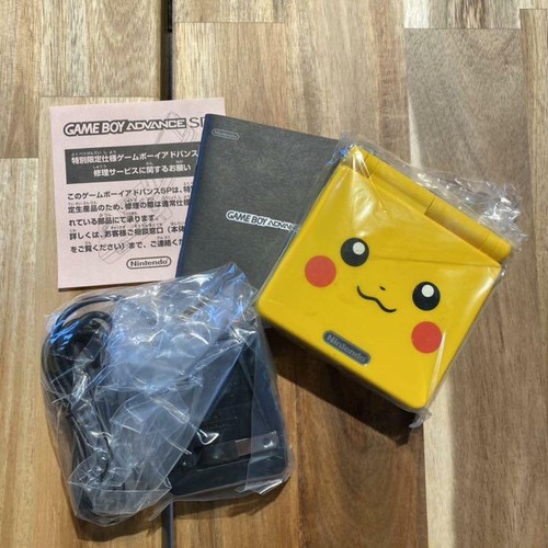 Nintendo Game Boy Advance SP Pikachu Edition Handheld System - Yellow ...