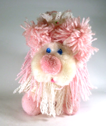Vintage 1986 Kenner Fluppy Dogs Plush Stuffed Toy Pink & White | eBay