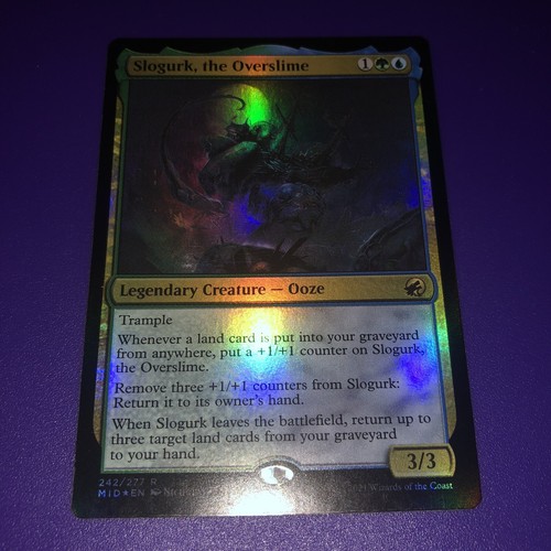 MTG Slogurk, the Overslime Innistrad: Midnight Hunt #242/277 FOIL Rare ...