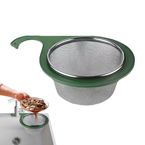 Faucet Hanging Filter Basket Stainless Steel Swan Drain Basket Sink ...