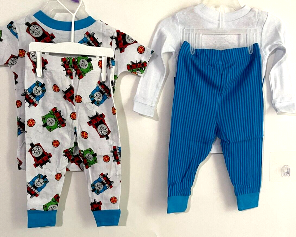 Thomas & Friends Toddler Boys Size 12M 4pc Snug Fit Pajama Pant Set NEW ...