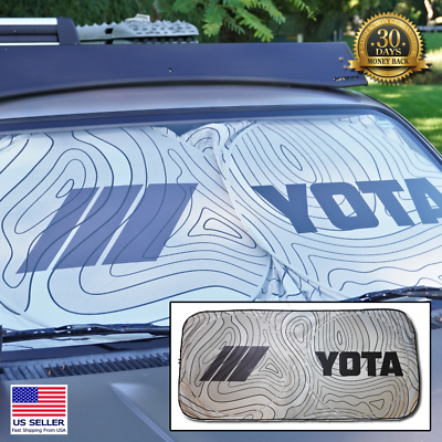 Fits 1996-2002 4Runner 3rd Gen Windshield Sun Shade Topographic