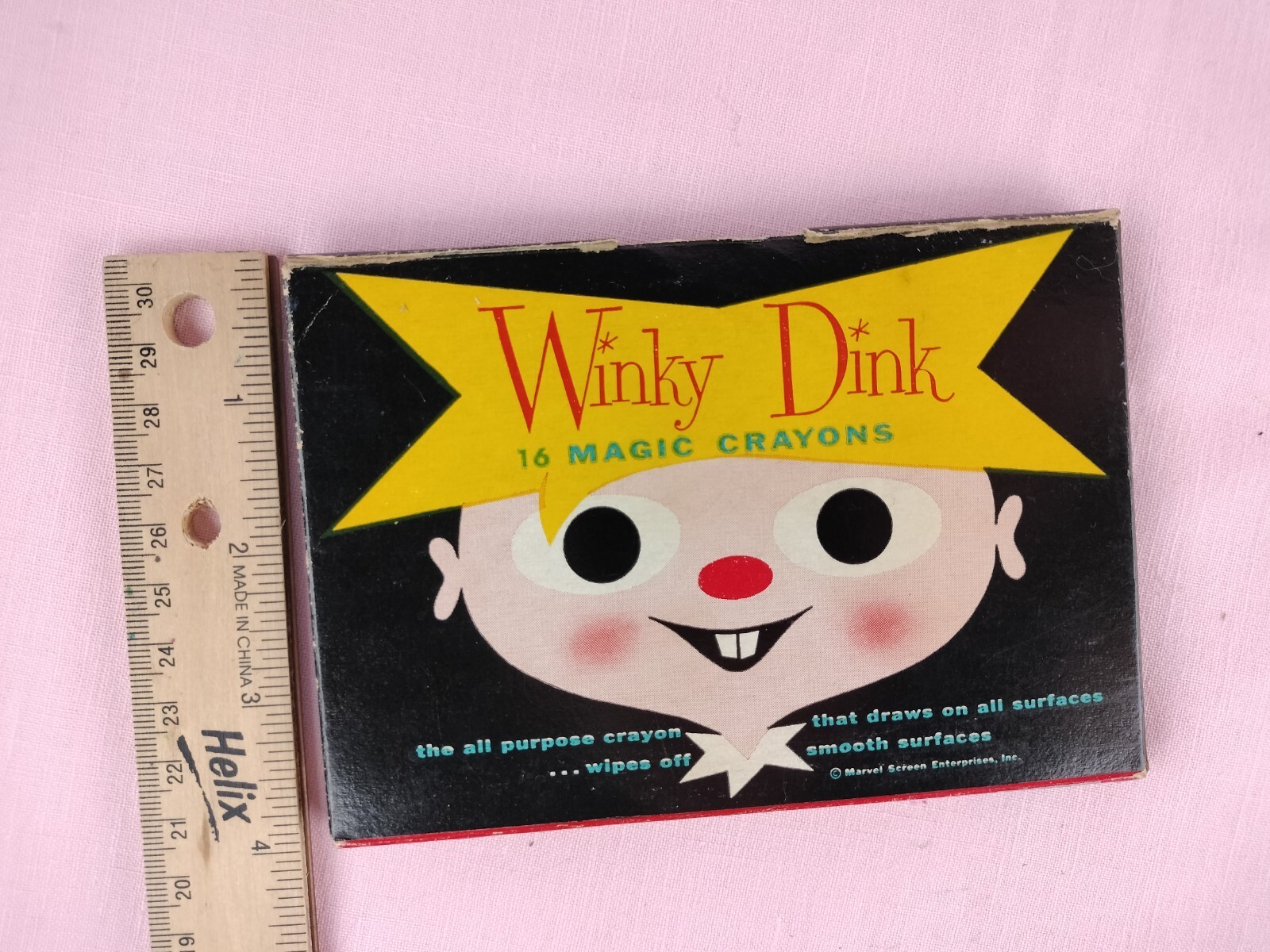 1950s Winky Dink Crayons CBS TV Show Draw On Screen set of 16 | eBay