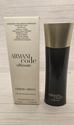 Armani Code Ultimate by Giorgio Armani ETD INTENSE for Men 2.5oz TSTR Batch 2013 | eBay