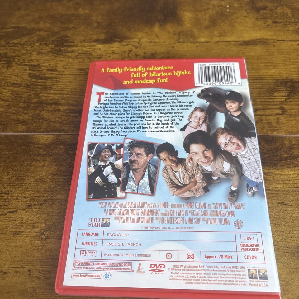 Slappy and the Stinkers (DVD, 1998) BD Wong Jennifer Coolidge ...