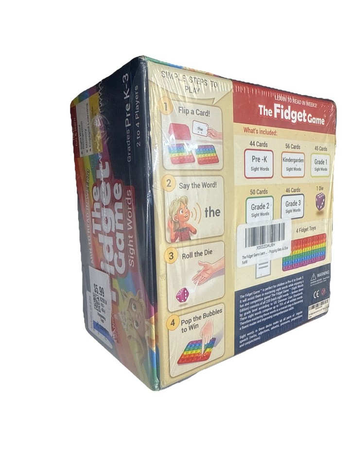 The Fidget Game: Sight Words Edition | eBay