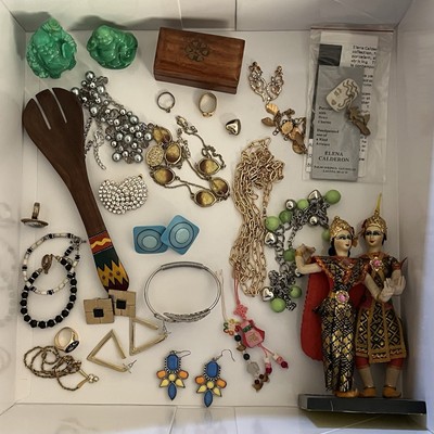 Vintage to New Junk Drawer Lot Wearable International Truckers Jewelry ...