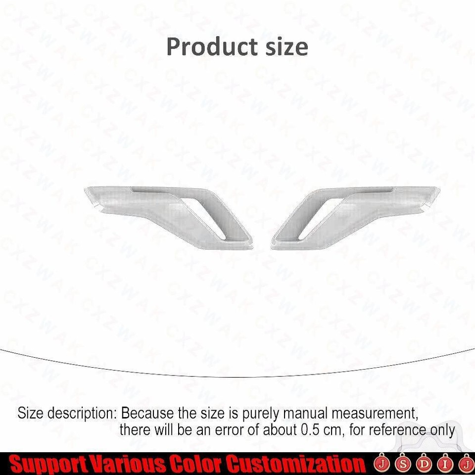 For Ford F150 F-150 2021-24 Bright White Side Fender Air Vents Outlet ...