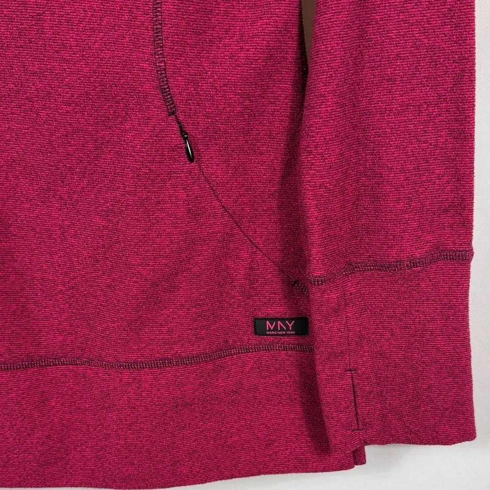 Women's Cowl Neck Sweater Berry Pink. Size L. Two Zip Pockets. Pit to ...