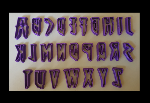 Spiderman Font Uppercase Alphabet Letters Cookie Fondant Cutters | eBay