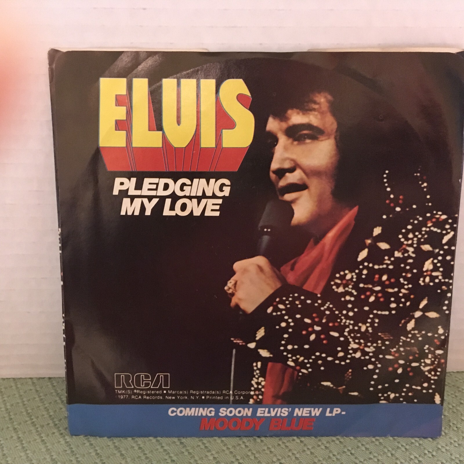 ELVIS PRESLEY 45 SINGLE , WAY DOWN / PLEDGING MY LOVE | eBay